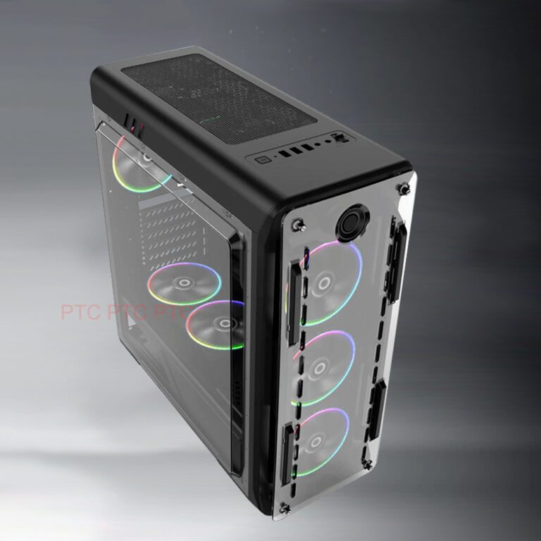4x RBG fan Gaming Tower GX Optical ATX mATX ITX Computer PC Case 850w ...