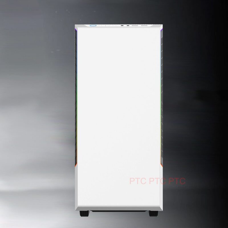 White Gaming Case Paladin GX Full ATX Computer Case Synchronised RGB ...