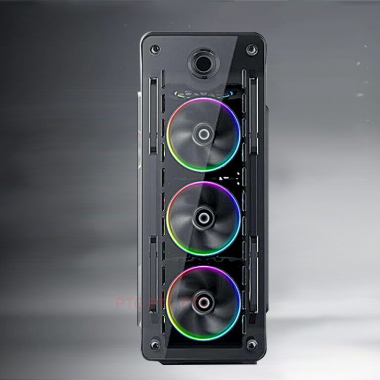 Gaming Tower Case Optical GX ATX Computer PC Case 4x RBG fan wireless ...