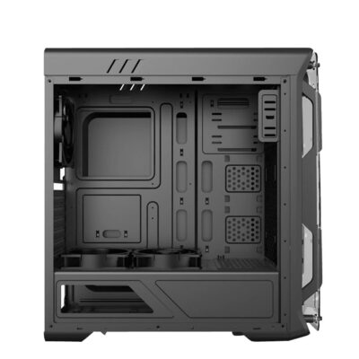 Gaming Tower Case Optical GX ATX Computer PC Case 4x RBG fan wireless ...