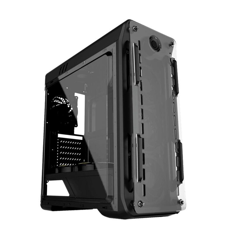 Gaming Tower Case Optical GX ATX Computer PC Case 4x RBG fan wireless ...