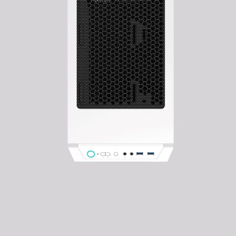 White Gaming Case Paladin GX Full ATX Computer Case Synchronised RGB ...