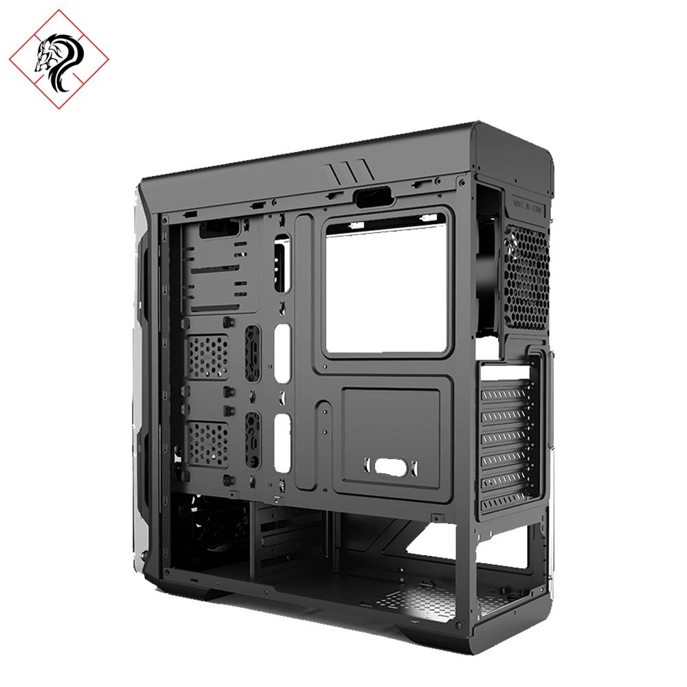 Gaming Tower Case Optical GX ATX Computer PC Case 4x RBG fan wireless ...