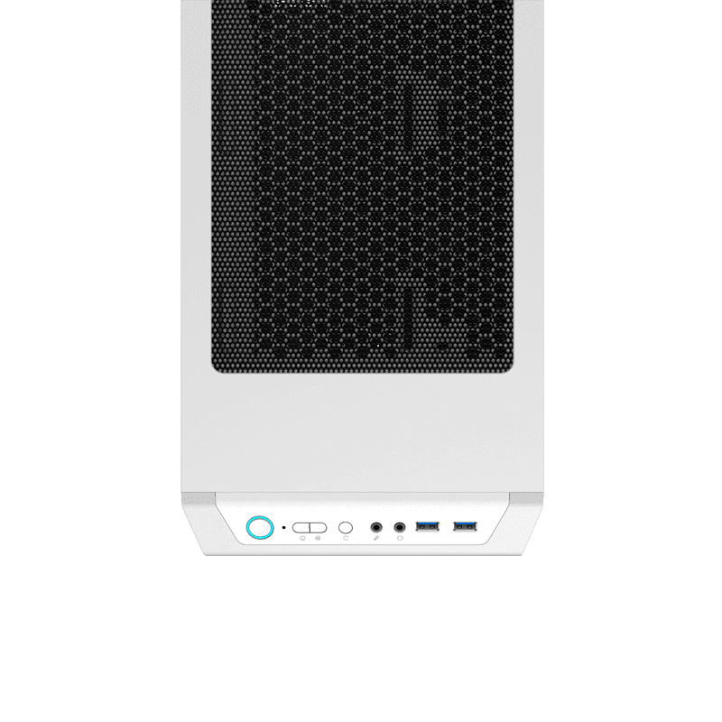 White Gaming Case Paladin GX Full ATX Computer Case Synchronised RGB ...