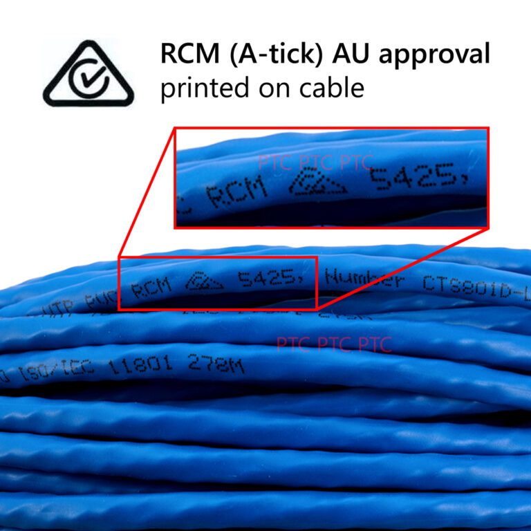 RCM A-tick Cat6 100M UTP Ethernet Network Cable for POE IP Camera NBN ...