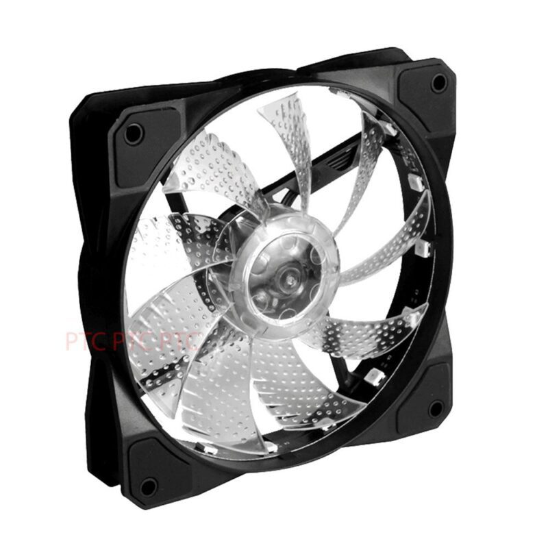2 Pack Rainbow RGB LED Fan GX Predator computer PC case heat sink CPU ...