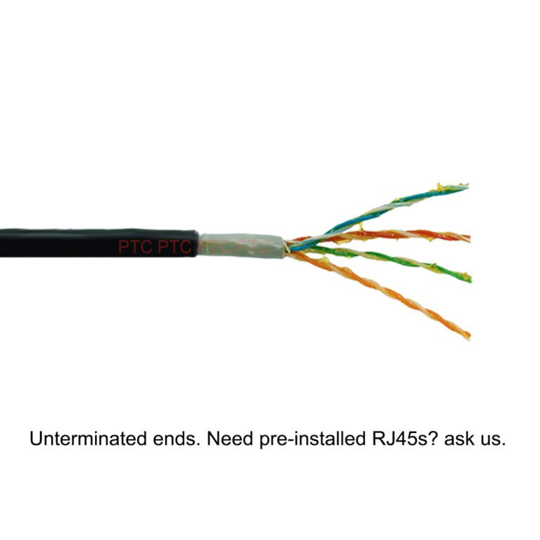 60m Cat5e Underground outdoor Ethernet Network cable for CCTV POE IP ...