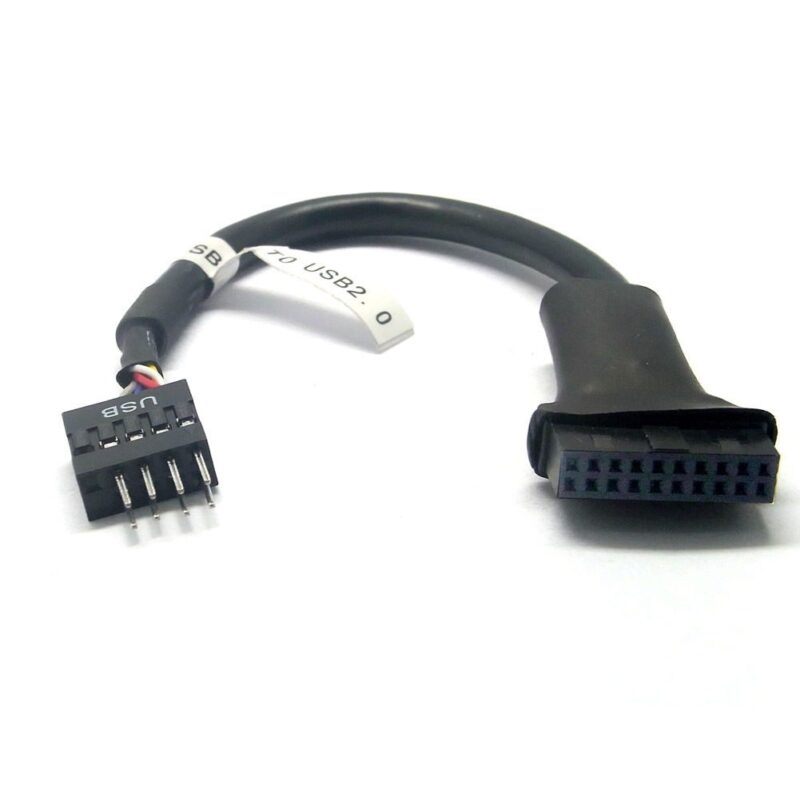 20 Pin Female Header to 9 Pin Male Header USB 3.0 to USB 2.0 ...