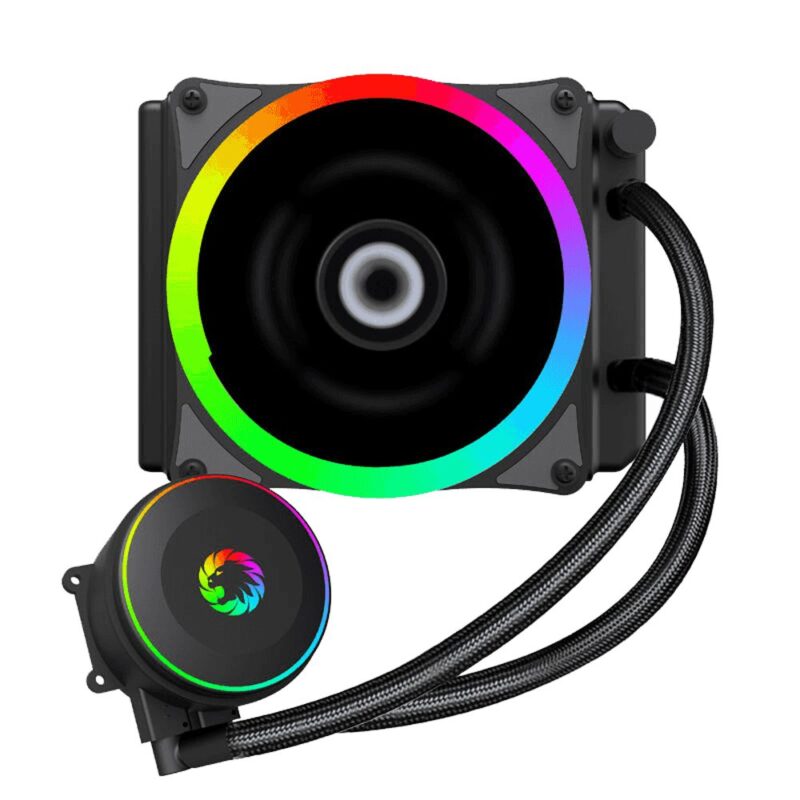 GX ICB-120 CPU water Cooler 120mm RGB fan All-in-1 CPU Cooler Intel ...