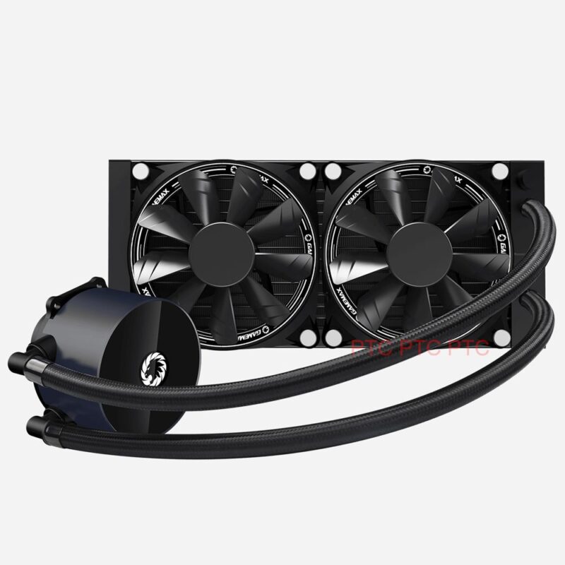 GX ICH-240 All in 1 RGB CPU Liquid Cooler Infinity mirror Pump 2x 120mm ...