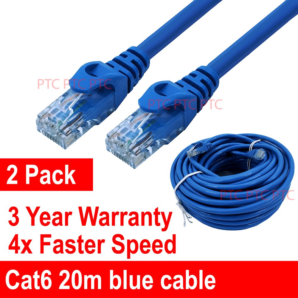 RCM Cat6 70M UTP Ethernet Network Cable CCTV POE IP Camera NBN ...