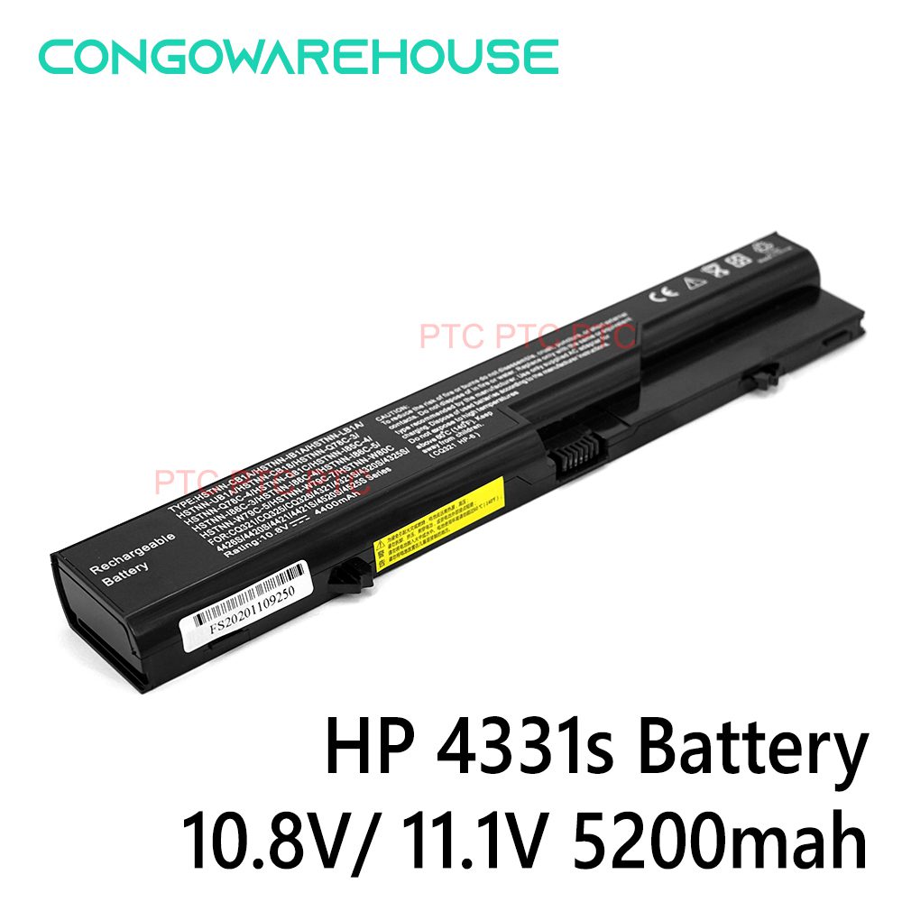 Battery for HP ProBook 4330s 4331s 4430s 4431s 4530s 633805-001 633733 ...
