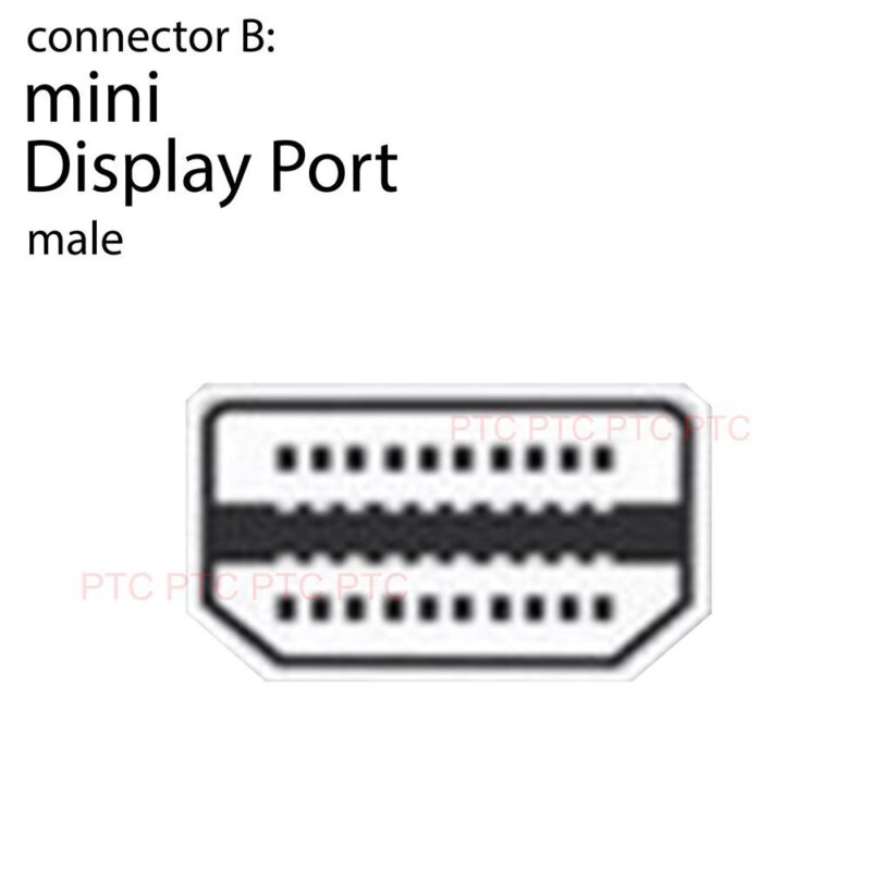 USB-C USB 3.1 Type C to Mini DisplayPort DP Male Cable 4K@60Hz 1.8m ...